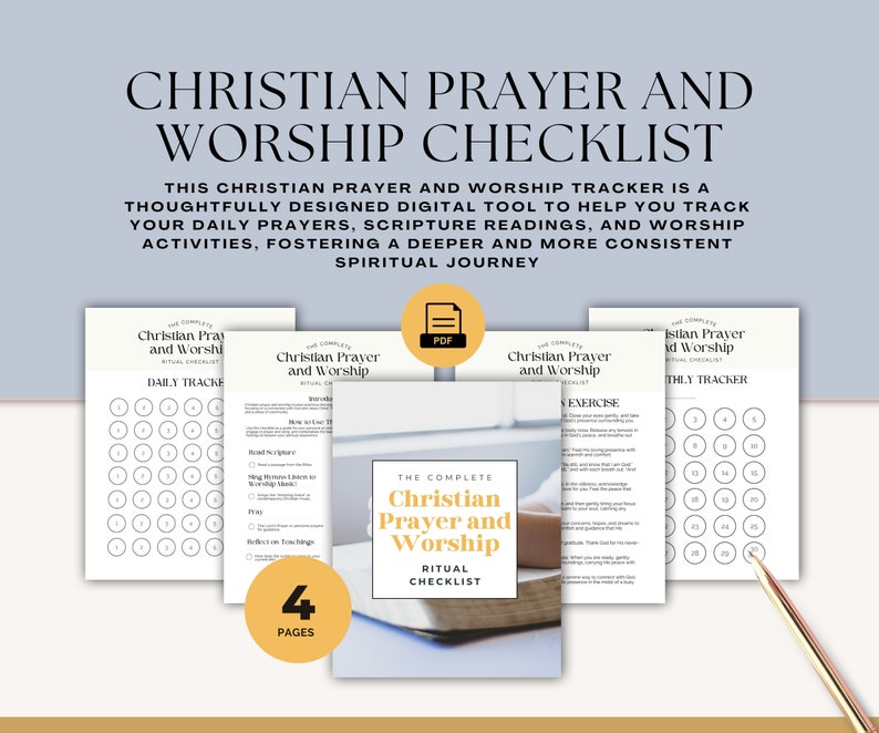 Printable Spiritual Routine Tracker, Activity, Spiritual Habits, Jw ...