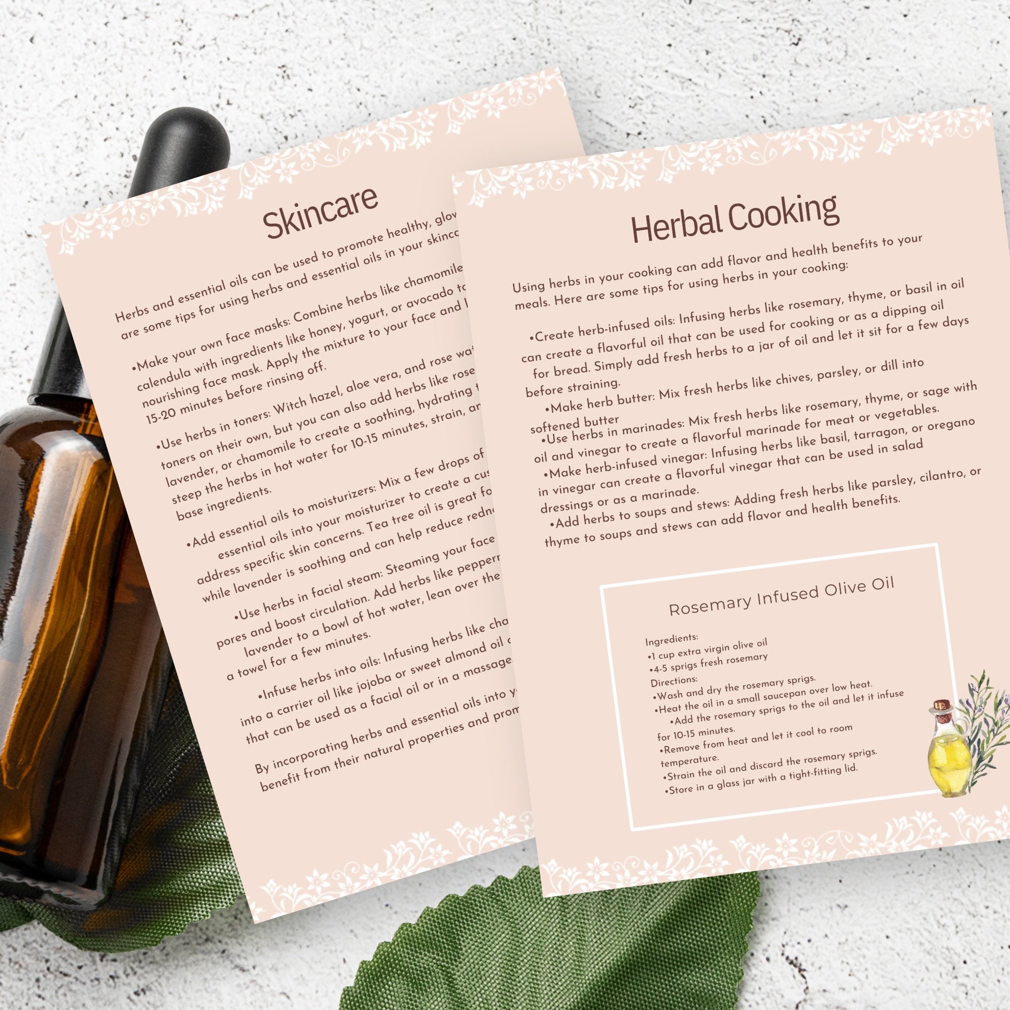 Essential Oil Information Reference Guide Essential Oil Data Cheat ...