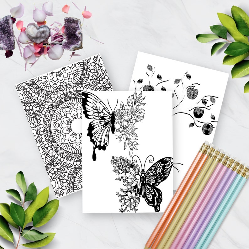 Reiki Coloring Pages With Mandala Designs, B&W Coloring Pages for ...