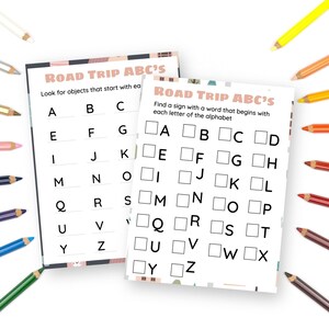 Kids Road Trip Games Printable, Family Road Trip Planner, Family Vacat ...