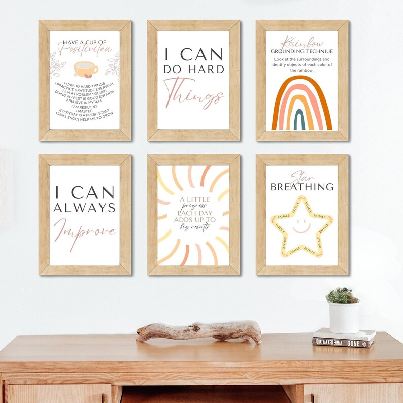 20 Calming Corner Therapy Office Decor Bundle I Classroom I Boho ...