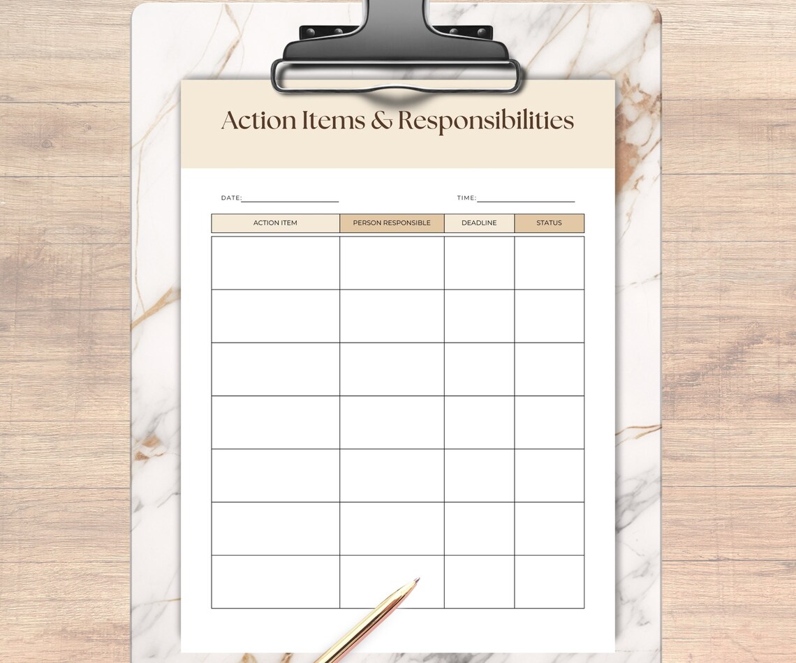 Printable Family Meeting Planner, Family Meeting Guide, Home Planner ...