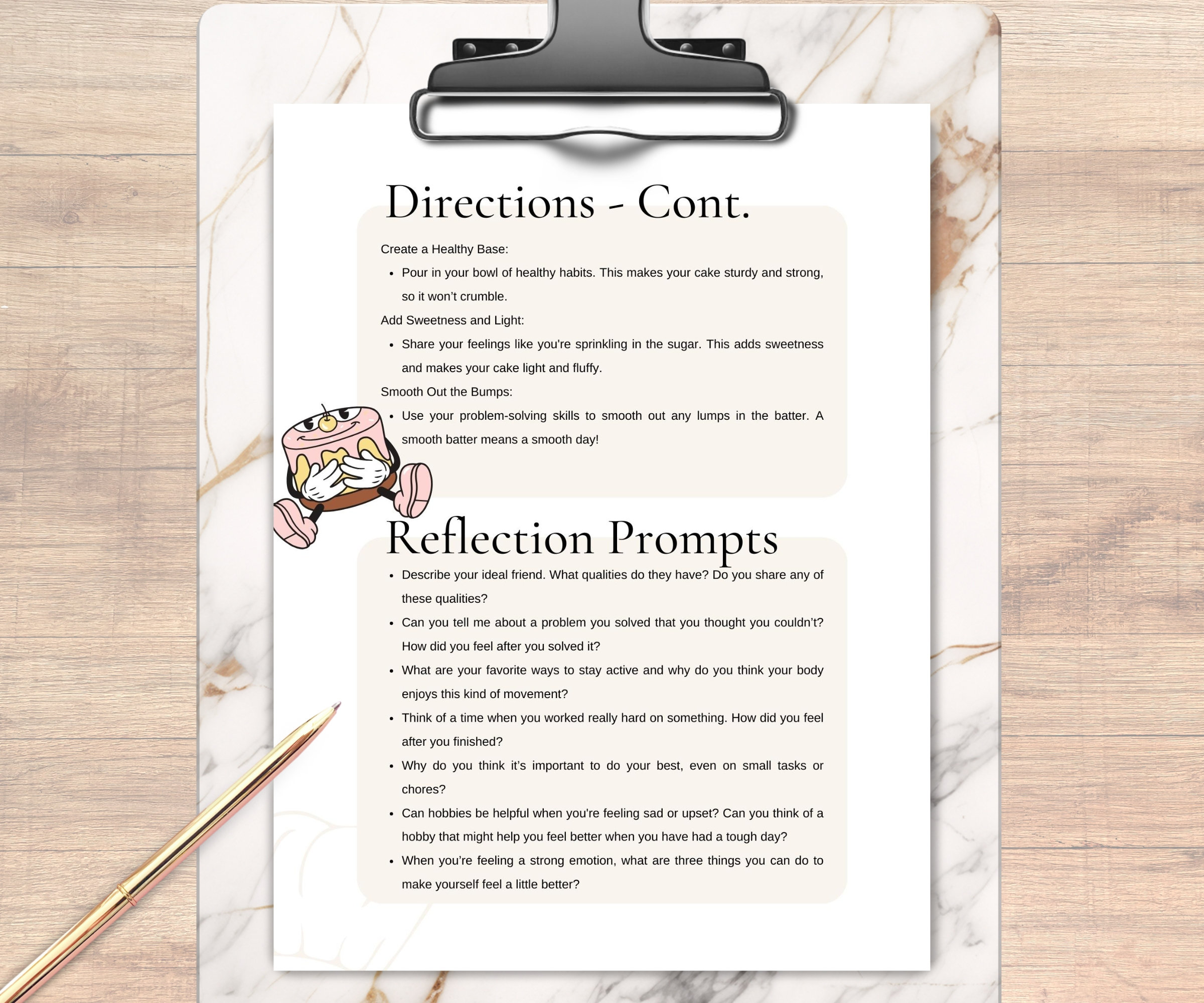 Social Emotional Learning Worksheets, SEL PDF, Therapy Handouts for ...