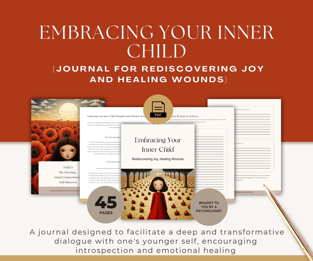 Inner Child | Shadow Work Prompts | Therapy Journal | Printable Journal ...