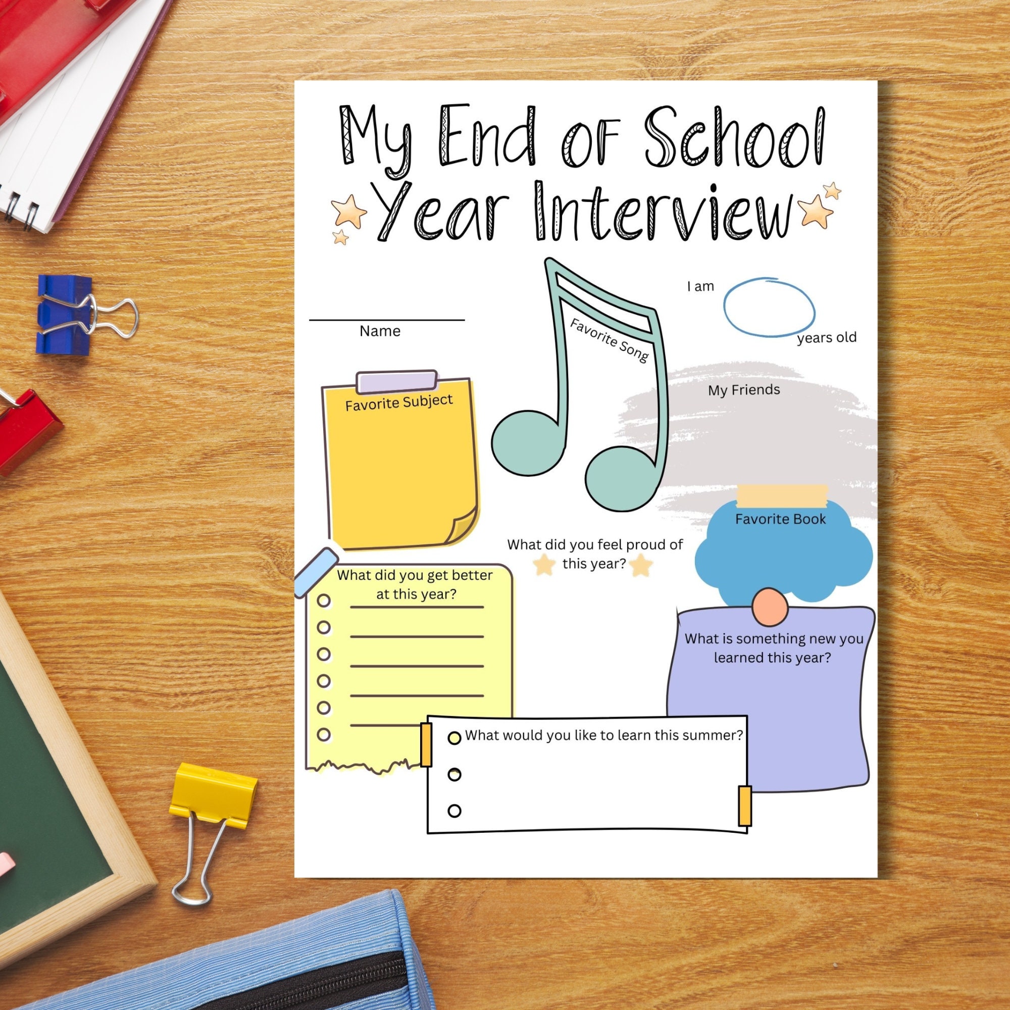 End of School Kids Interview, Begin Summer, Questions, Teacher, Last ...