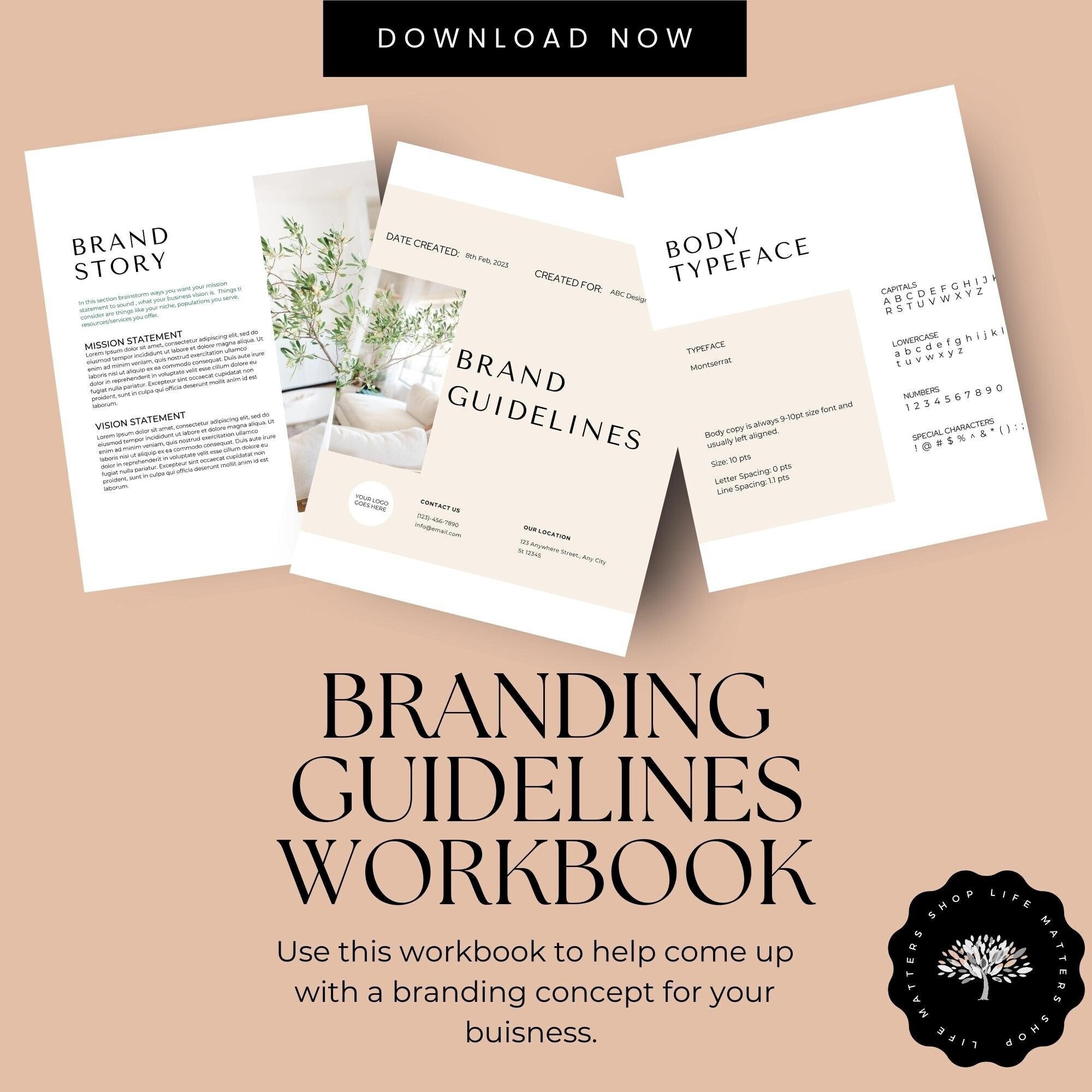 Life Coach Branding Guideline Therapist Branding Guideline Branding ...