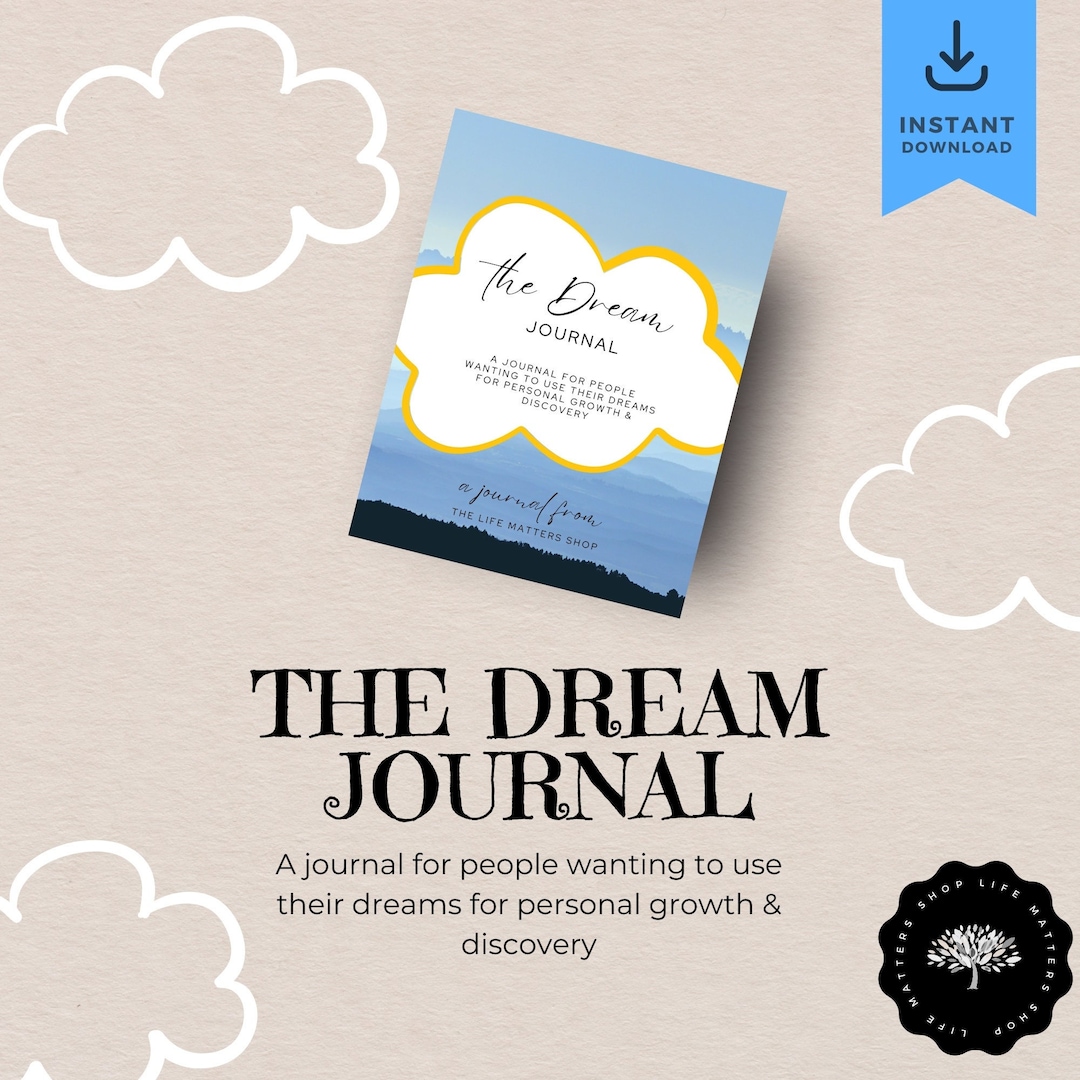 30 Day Guided Dream Journal | Life Coaching -dream Tracker || Dream ...