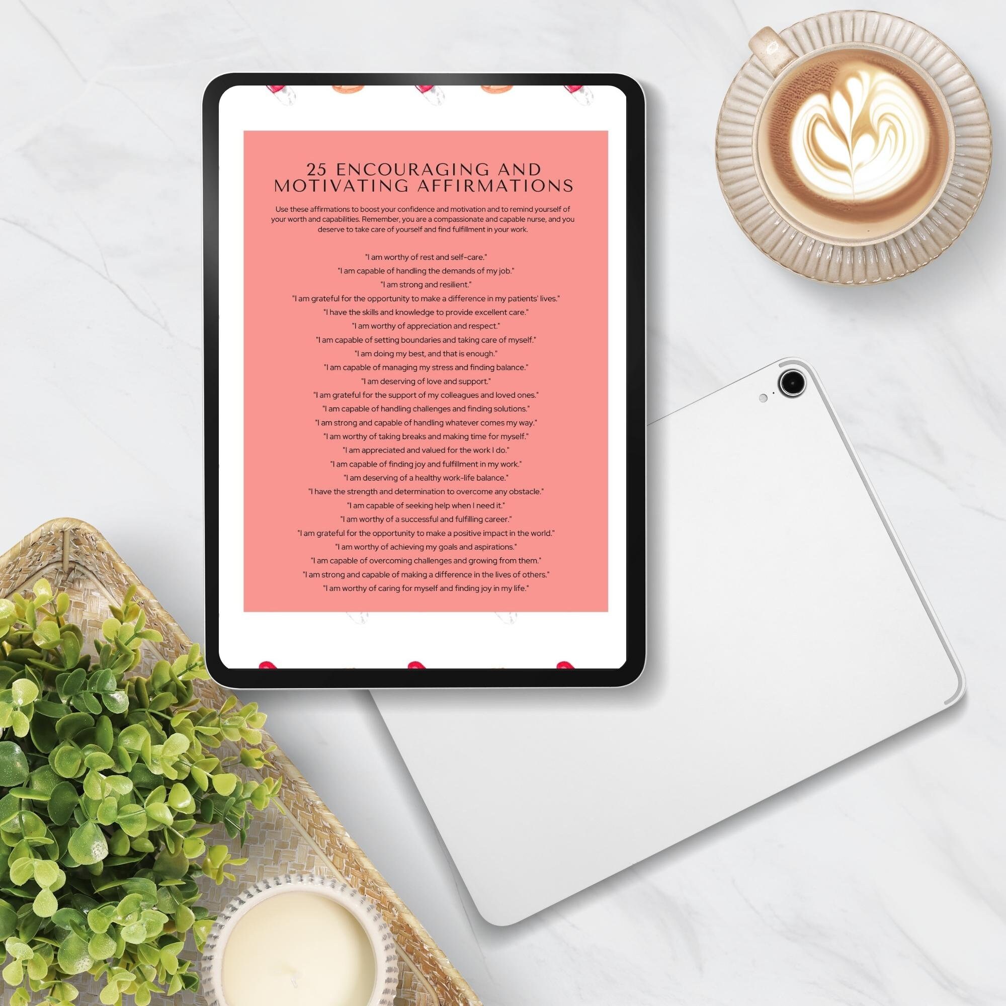 Guided Journal for Nurses, Printable Journal Nursing, Nursing Student ...