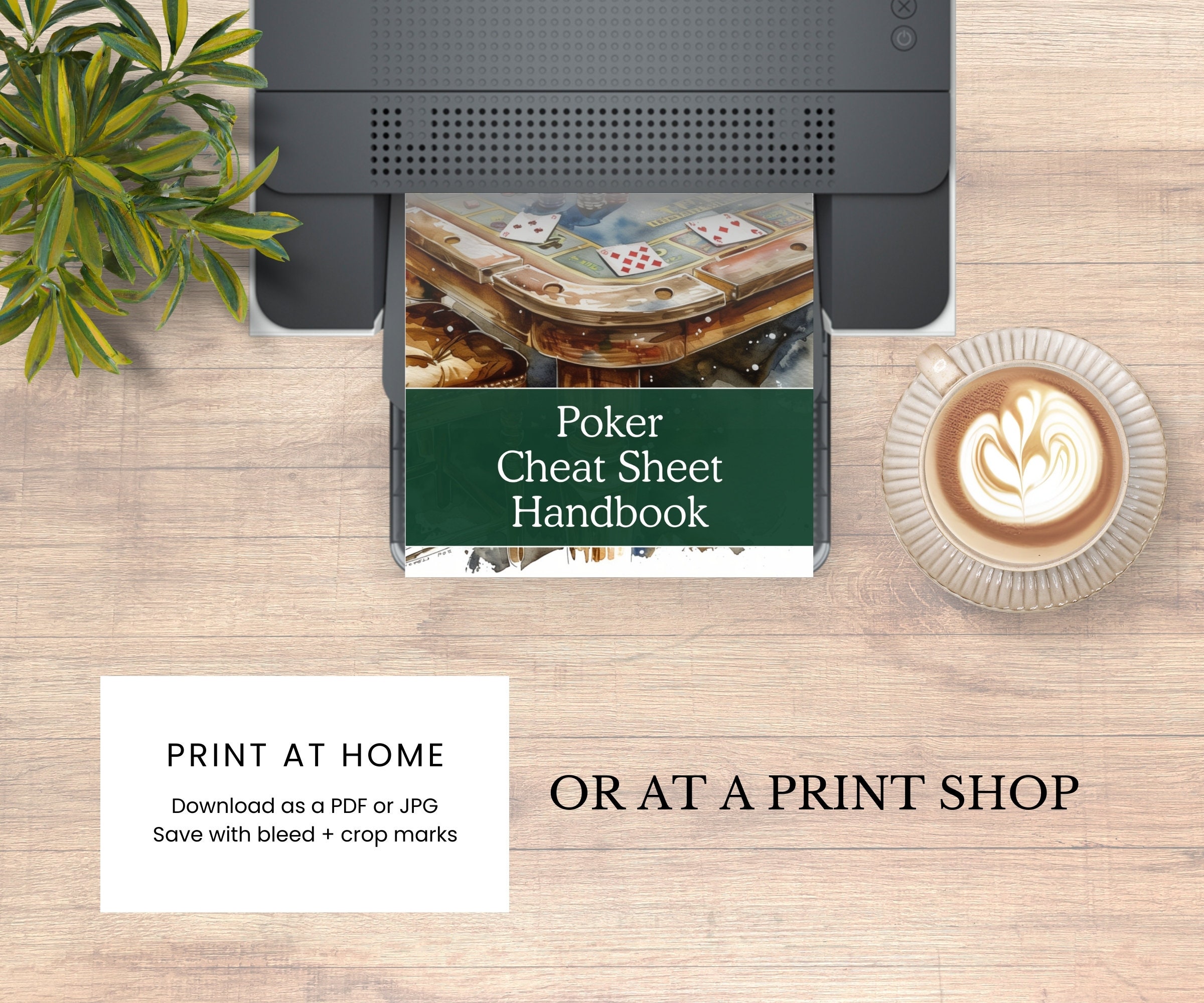 Poker Cheat Sheet, Texas Hold'em Hand Rankings, Poker Hand Rank Instant ...