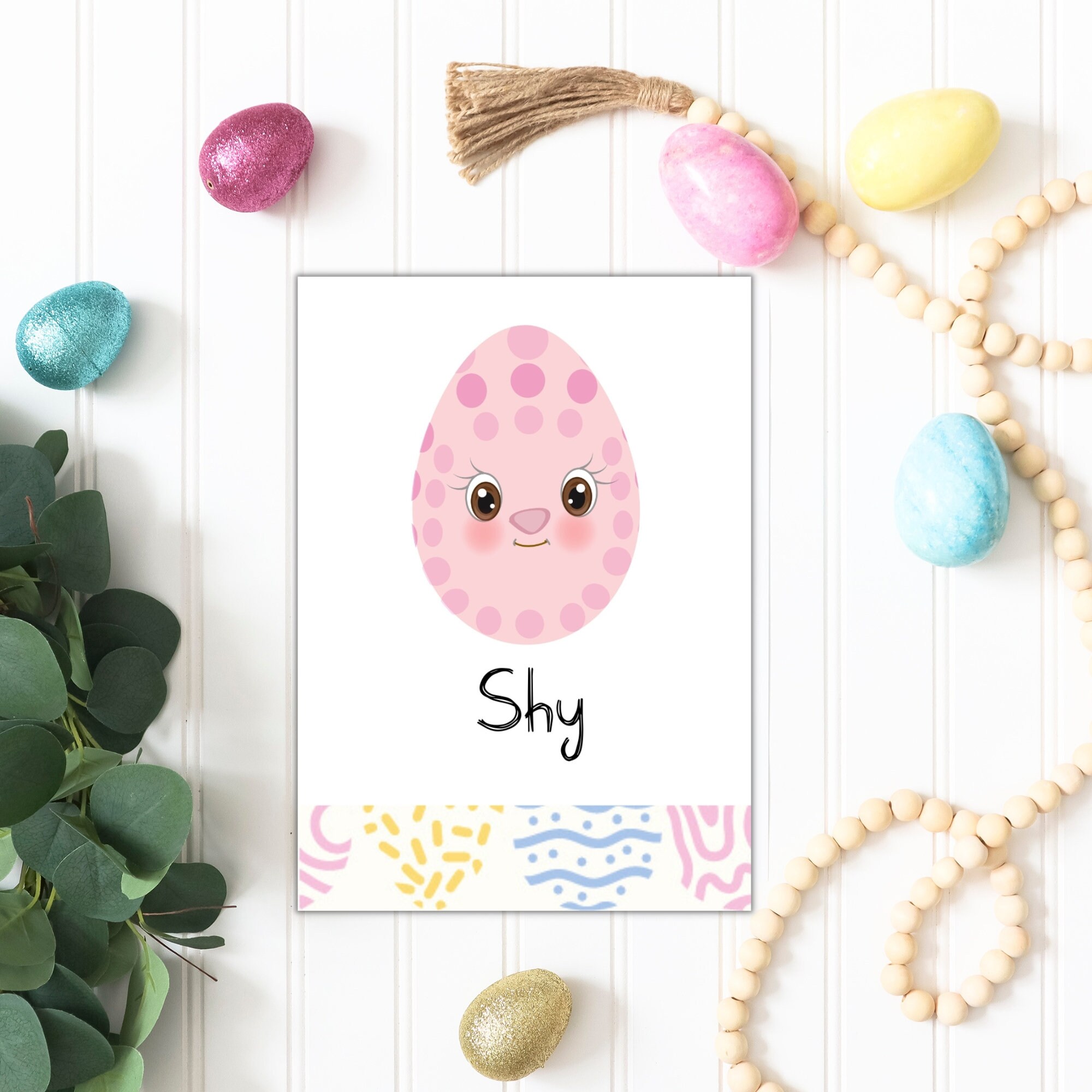 Feelings Cards | Easter Egg Edition, Emotional Awareness (digital ...