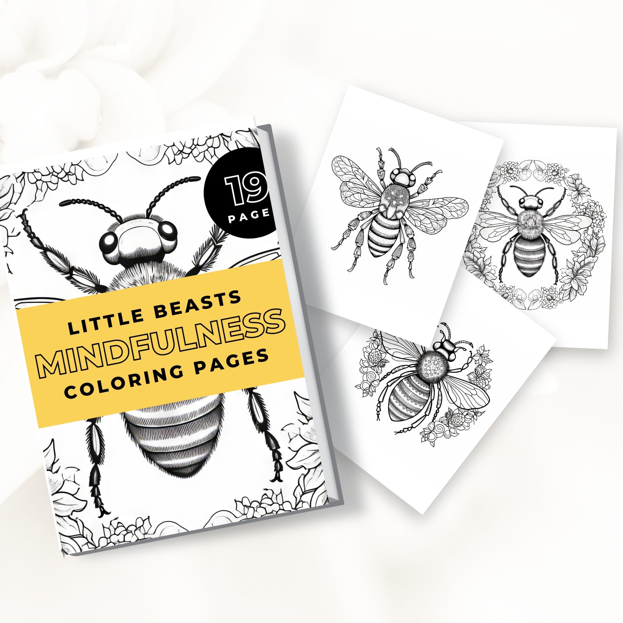 Adult Coloring Pages, Insect Themed Coloring Printable, Colouring ...