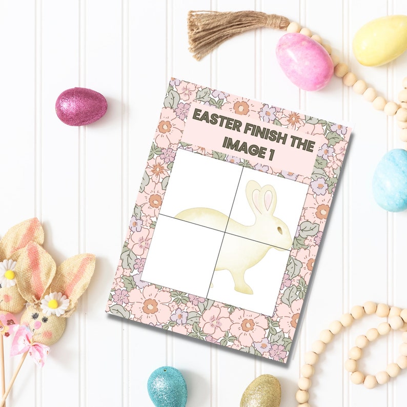 Kids Easter Activity Pack Printable, Games, Coloring (PDF) - Etsy
