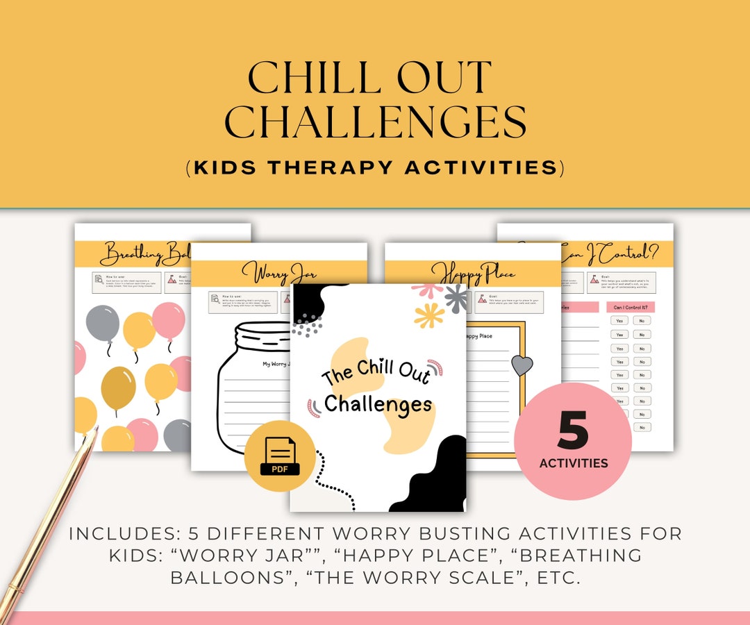 Kids Anxiety Worksheets, Therapy Worksheets, Mental Health, Calming ...