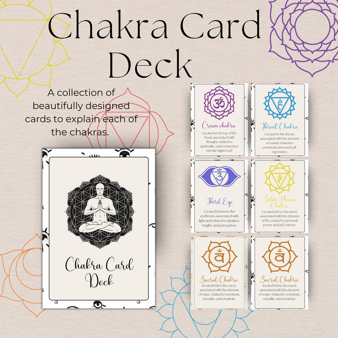 Chakra Cards, Chakra Healing, Chakra Information, Chakra Card Deck ...