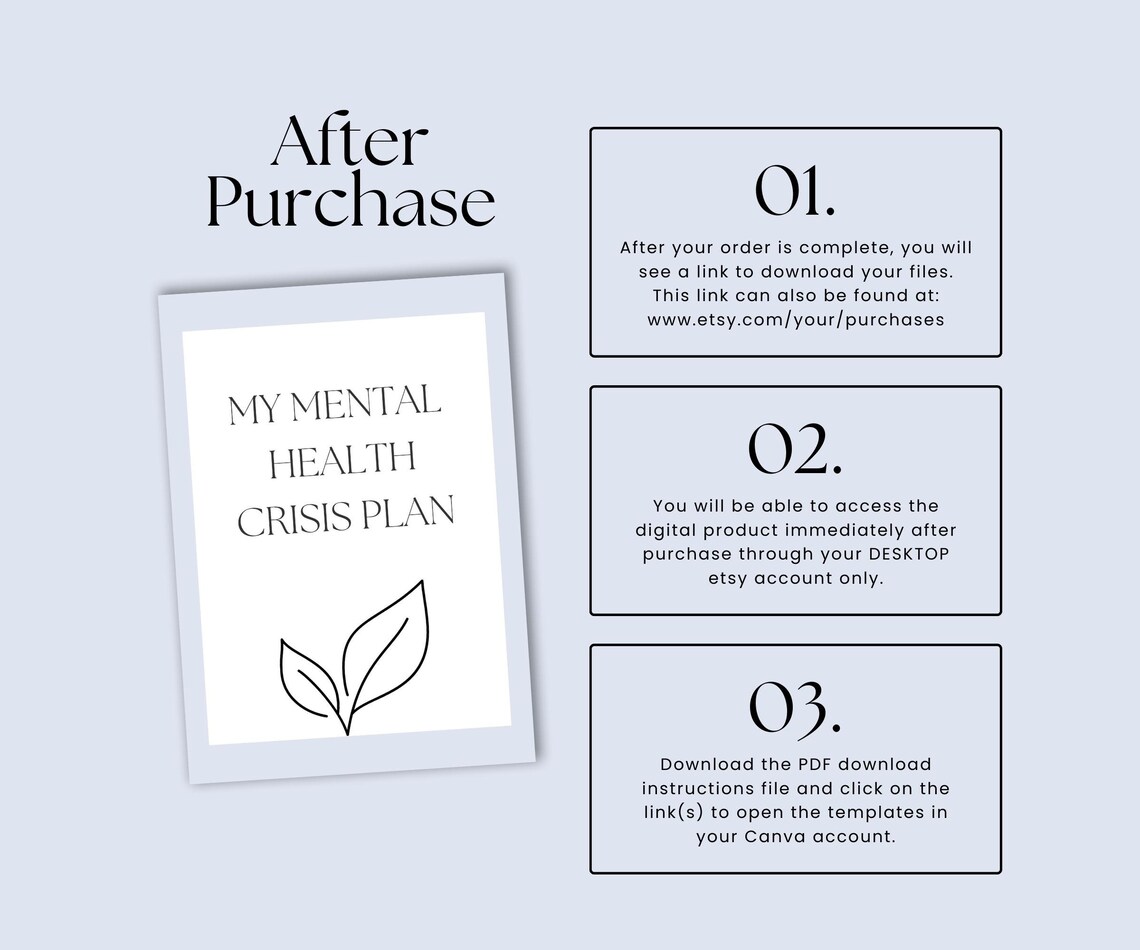 Mental Health Crisis Plan, Coping Skills, Therapy Aid, DBT Skill ...