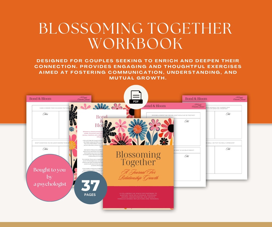 Couples Relationship Workbook | Intimacy Prompts (PDF Pattern) - Etsy