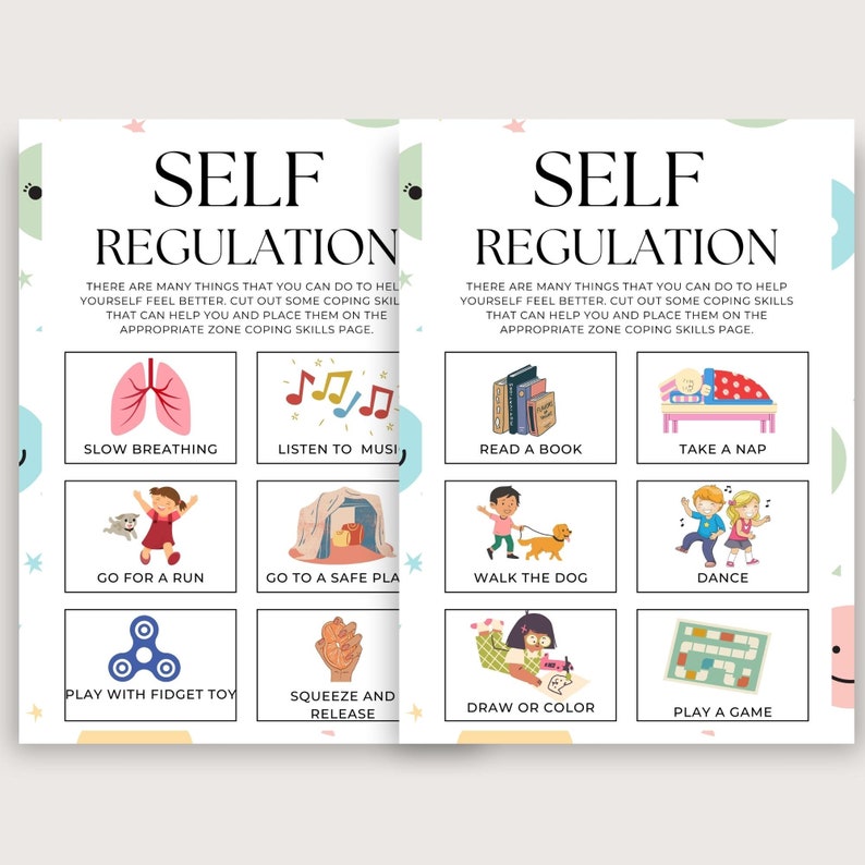 Mindfulness Worksheets for Kids, Self-regulation, Emotional Awareness ...