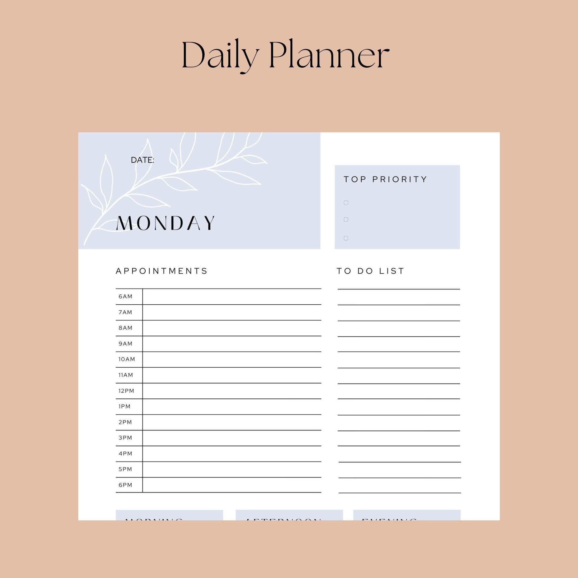ADHD Planner Toolkit for Women | Daily, Monthly, Yearly (digital) - Etsy