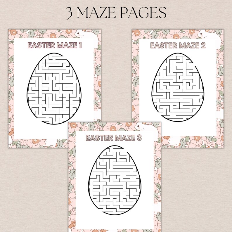 Easter Activity Pack Printable, Kids Easter Games, Easter Word Search ...