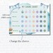 Behavior Chart for Preschool, Printable, Kids Behavior Chart | Toddler ...