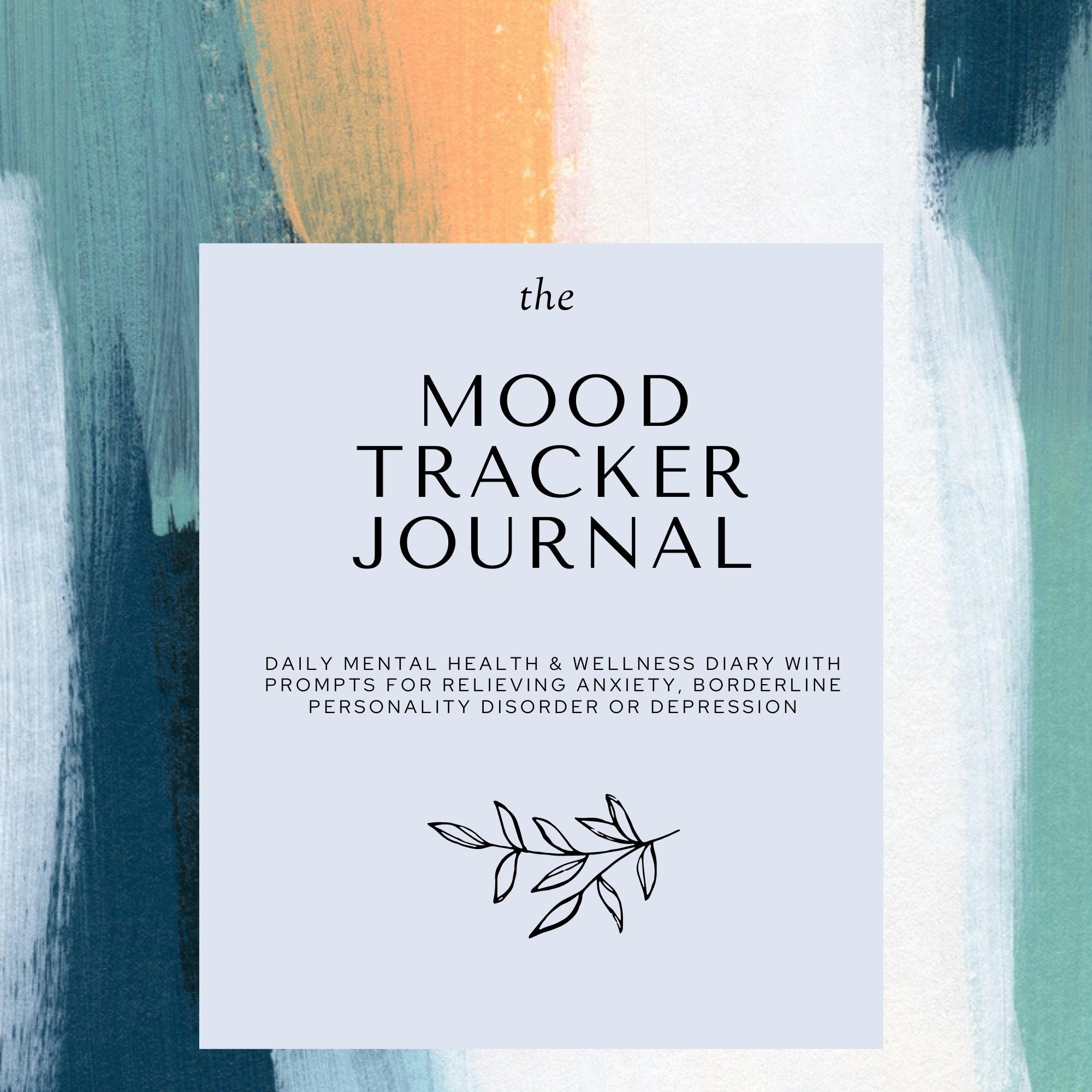 Mood Tracker | Coaching Mental Health Journal | Mood Chart | Daily Mood ...