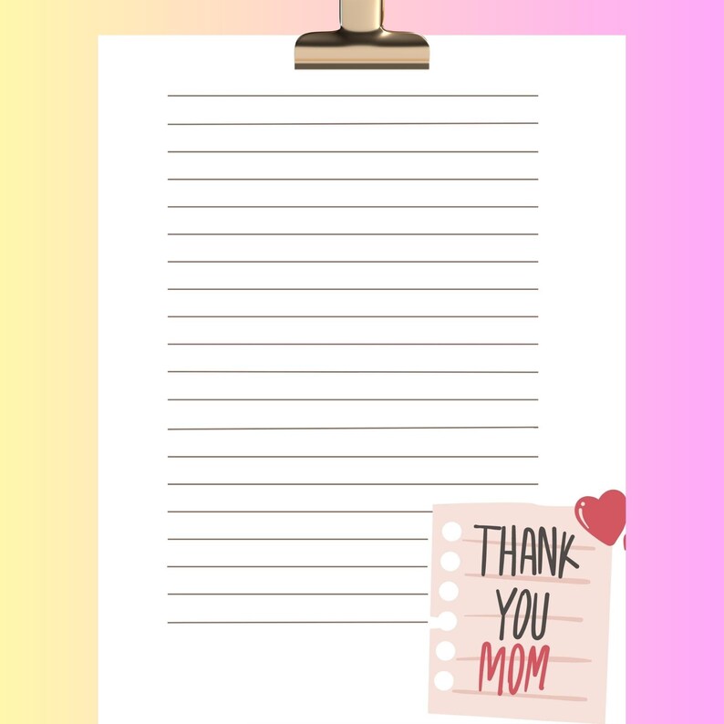 Lined Notebook Pages - Lined Sheets Printable - Mother Notes Printable ...