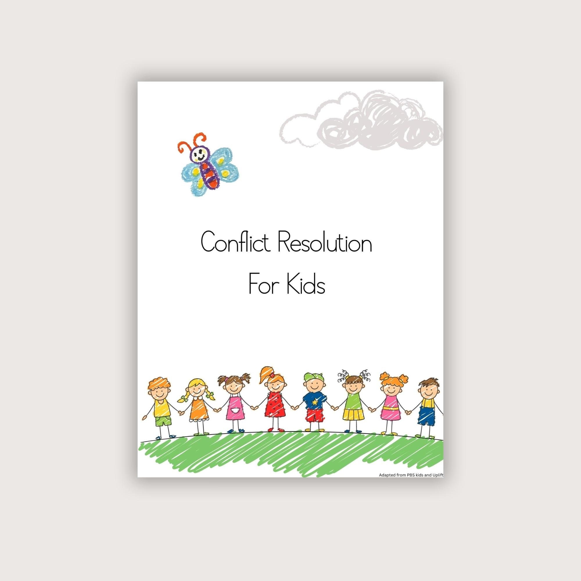 Conflict Resolution Worksheets for Kids, Relationship Worksheets ...