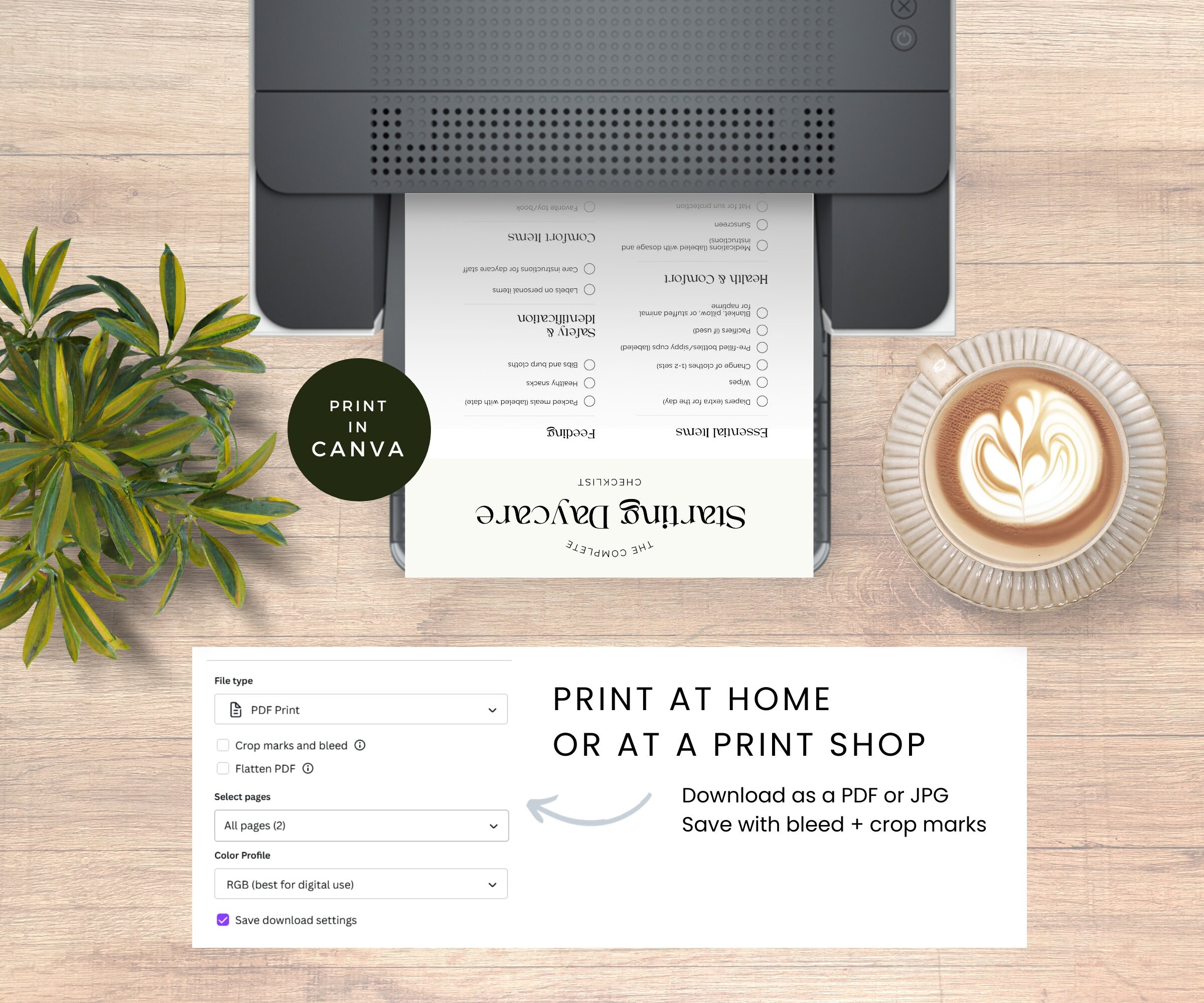 Daycare Supply Checklist for Parents, Items Needed for Daycare Template ...