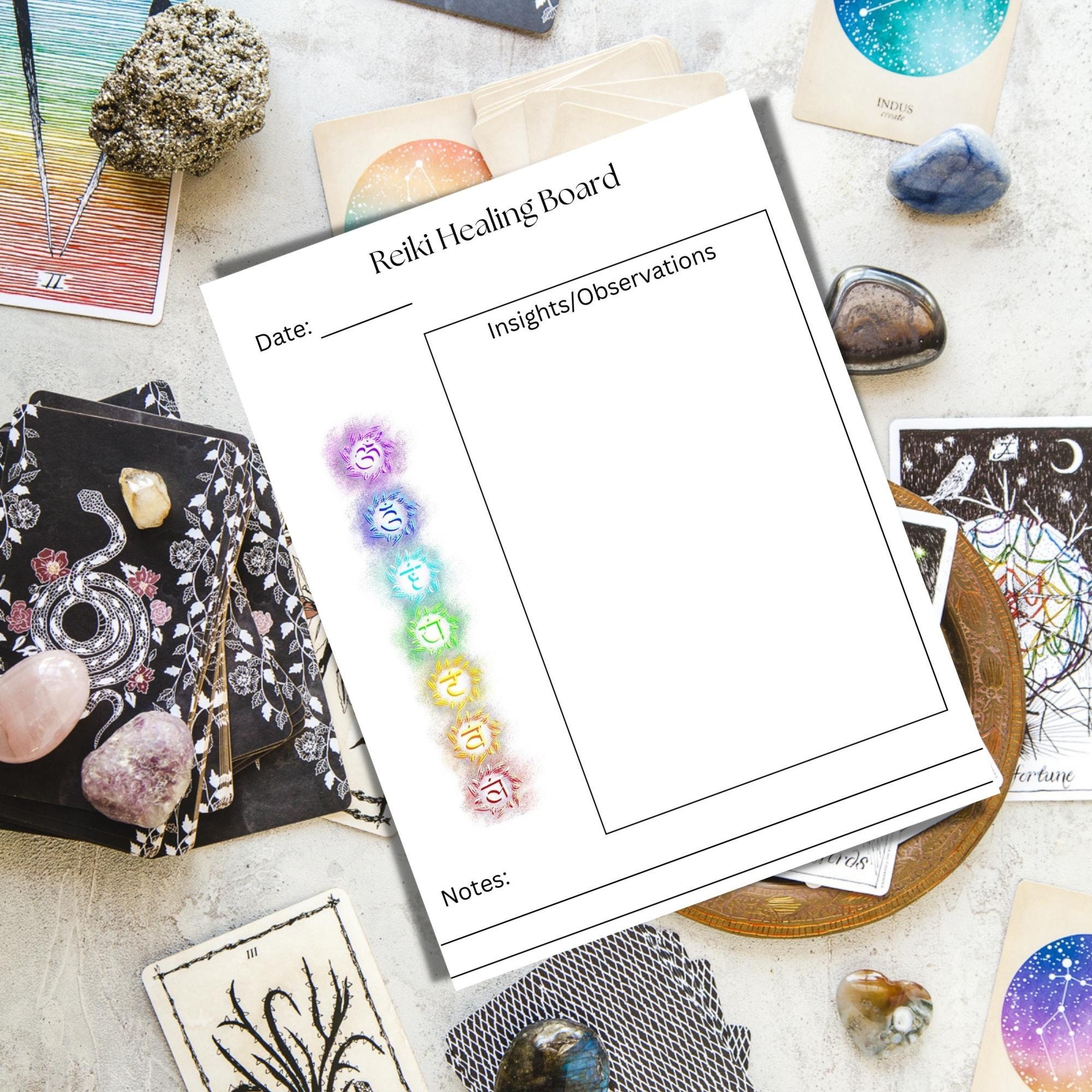 10 Reiki Healing Boards, Reiki Practice Documentation, Reiki ...