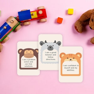 Printable Affirmation Cards for Kids, School Age, Kindergarten ...