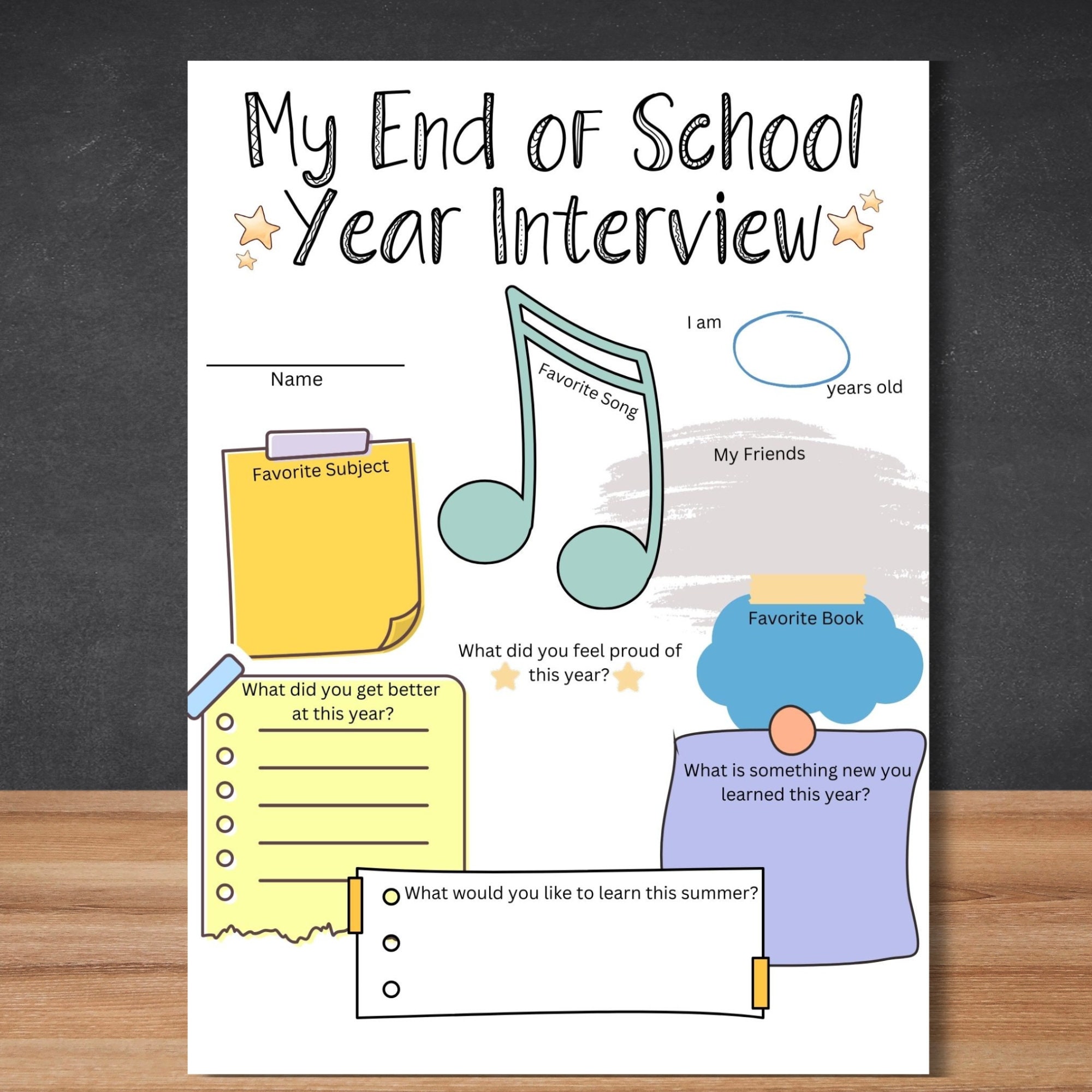 End of School Kids Interview, Begin Summer, Questions, Teacher, Last ...