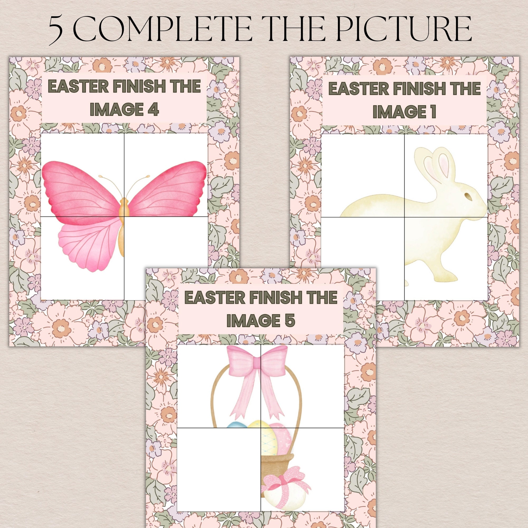 Easter Activity Pack Printable, Kids Easter Games, Easter Word Search ...