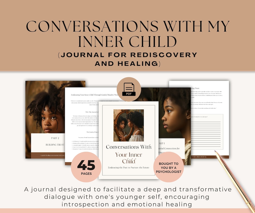 Inner Child Work Journal, African American Mental Health, Reparenting ...