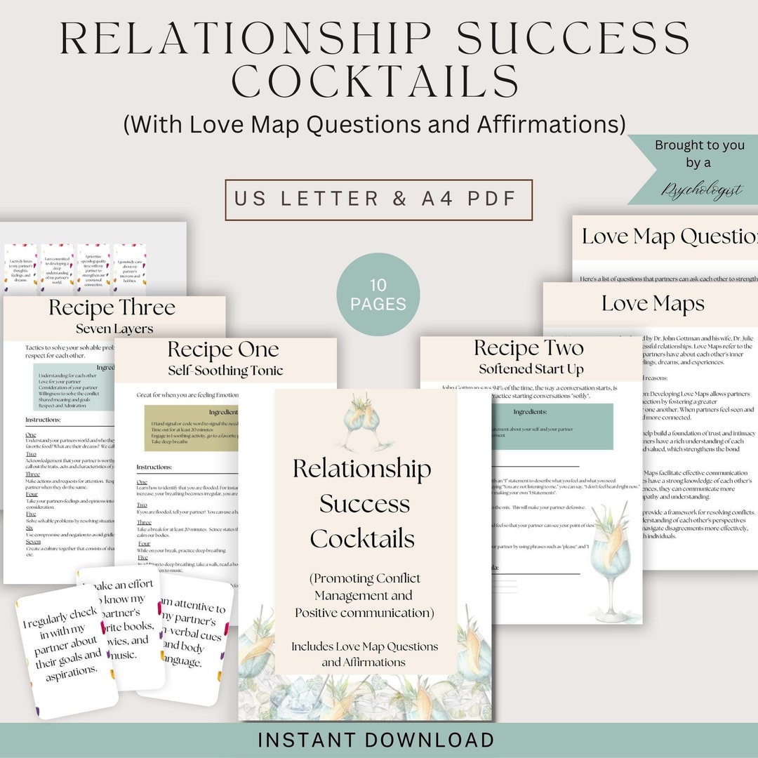 Couples Counseling Handouts, Couples Therapy Worksheets, Relationships ...