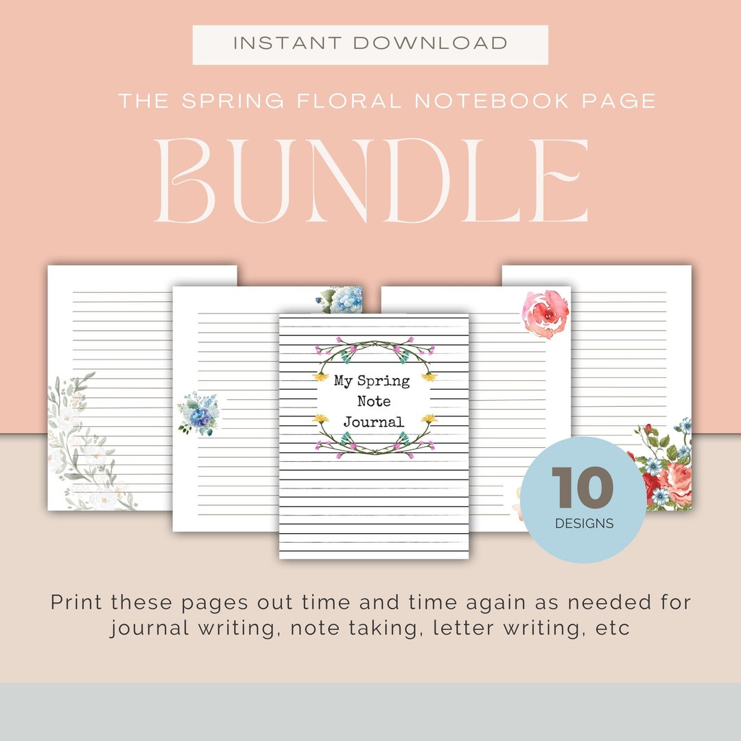Printable Lined Pages - Lined Sheets Printable - Lined Notes Printable ...
