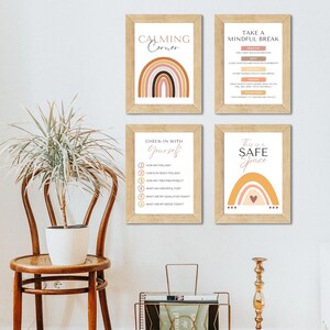 20 Calming Corner Therapy Office Decor Bundle I Classroom I Boho ...