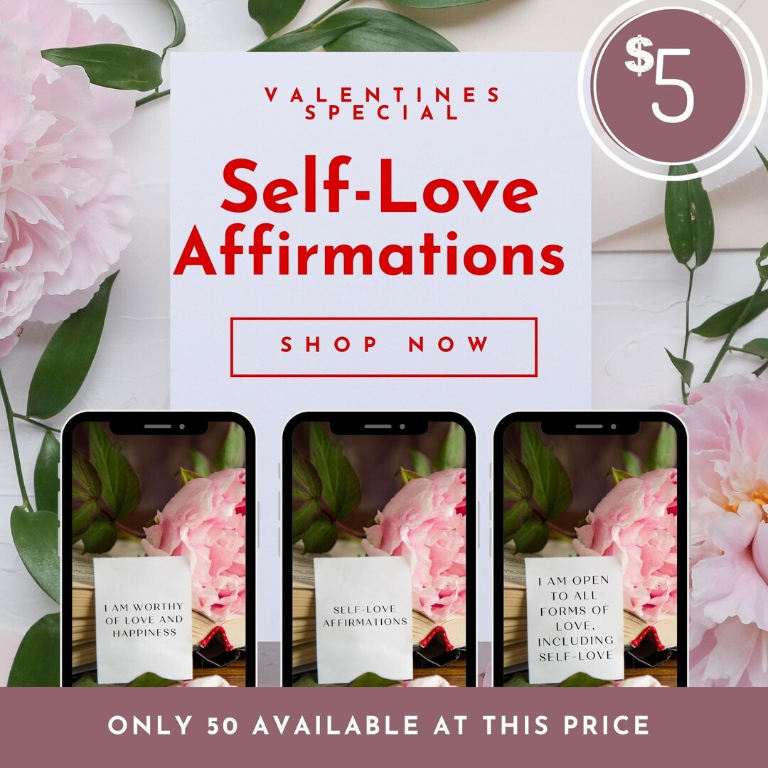 Gift for Her | Self Care Printable | Self Love Gifts | Positive Quote ...