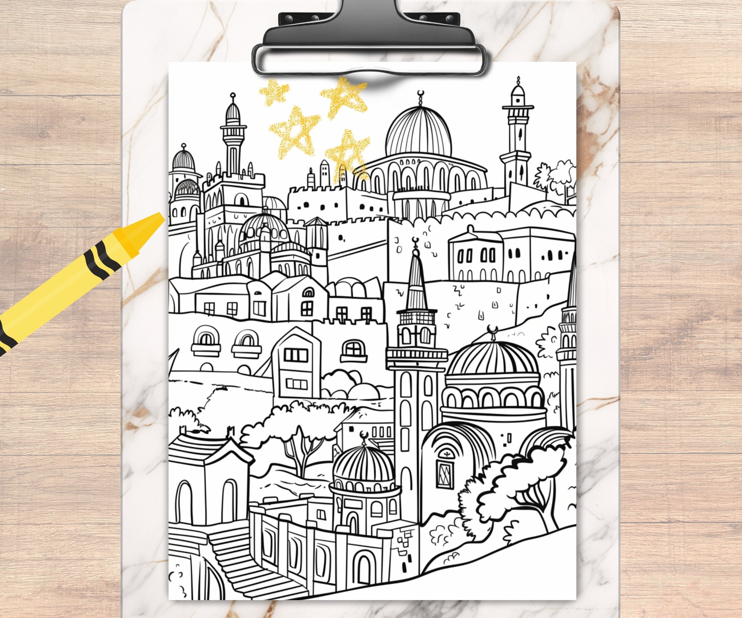 Palestine Coloring Book, Downloadable Digital Palestine Kids Coloring ...