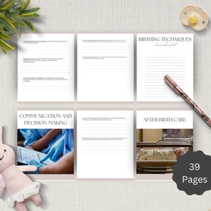 Birth Plan Template Printable, Natural Birth Plan, Editable, Custom ...