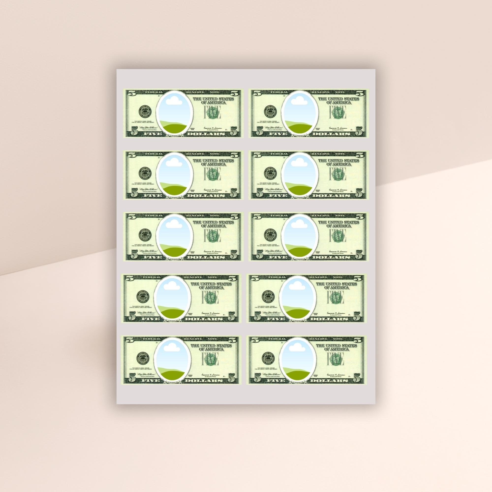 Play Money Printable PDF I Customizable Template I Canva I Reward Bucks ...