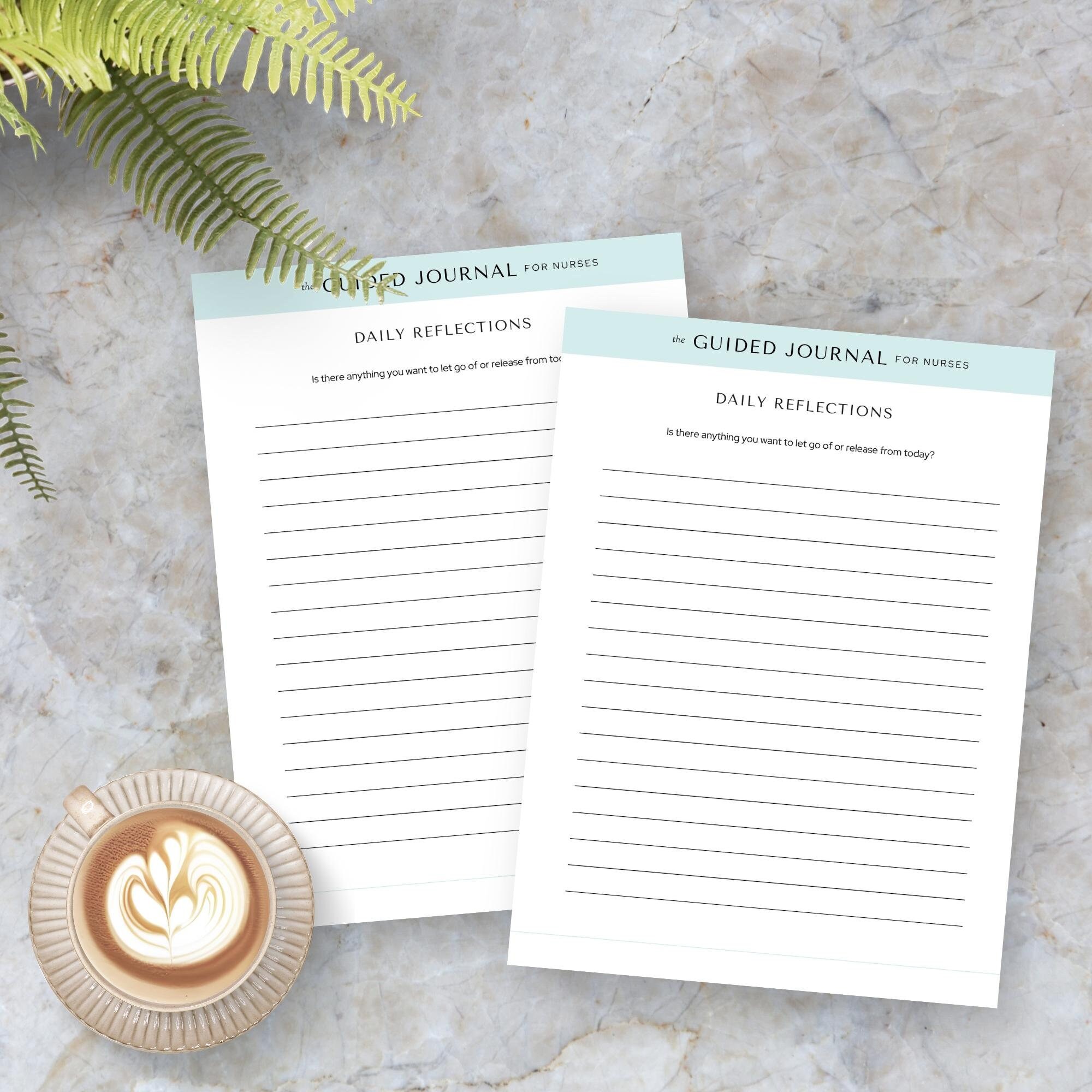 Nurses Journal, Printable Journal Nursing, Nursing Student Resource ...