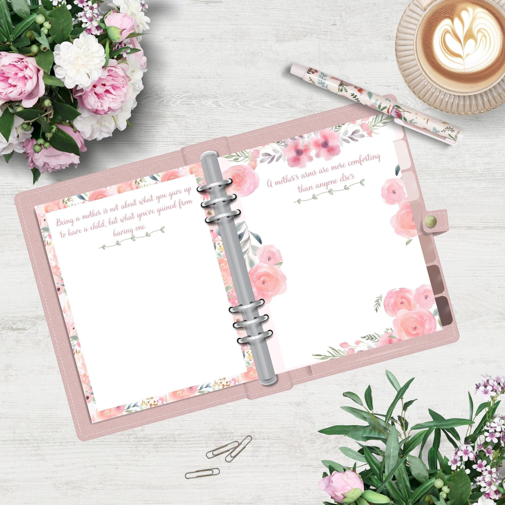 Motherhood Journal Printable, New Mom Journal, Mothers Reflection ...