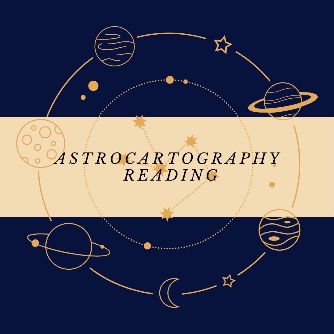 Astrocartography Reading, Astro Geography, Astro Travel, Relocation ...