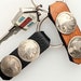 Vintage Nickel Double Coin Keychain - Etsy