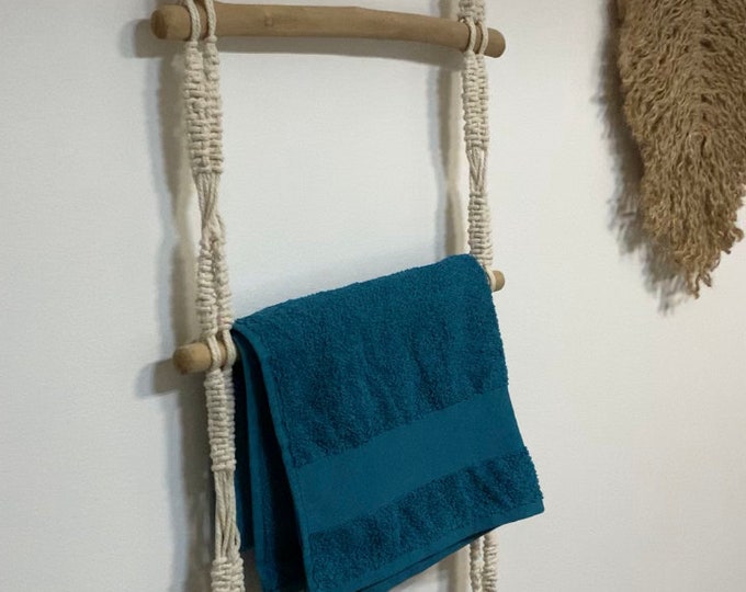 Macrame Hanging Ladder Blanket Ladder Plant Ladder - Etsy