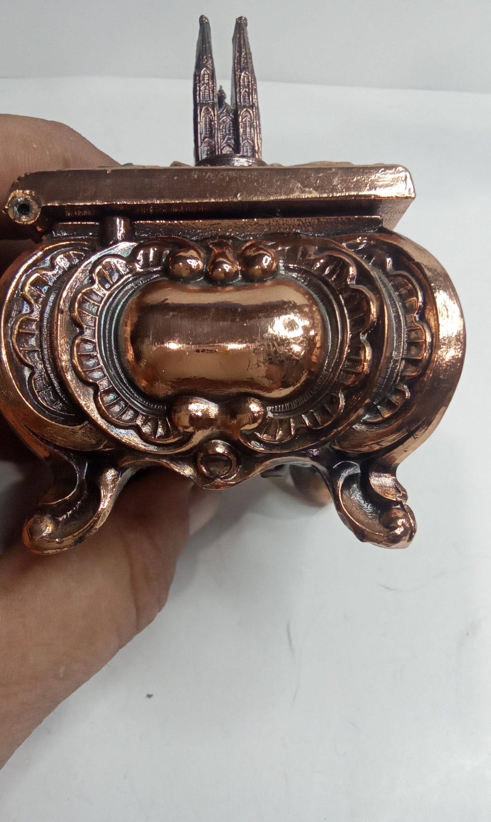 Mid Century Copper Cologne Trinket Box Made in West Germany - Etsy