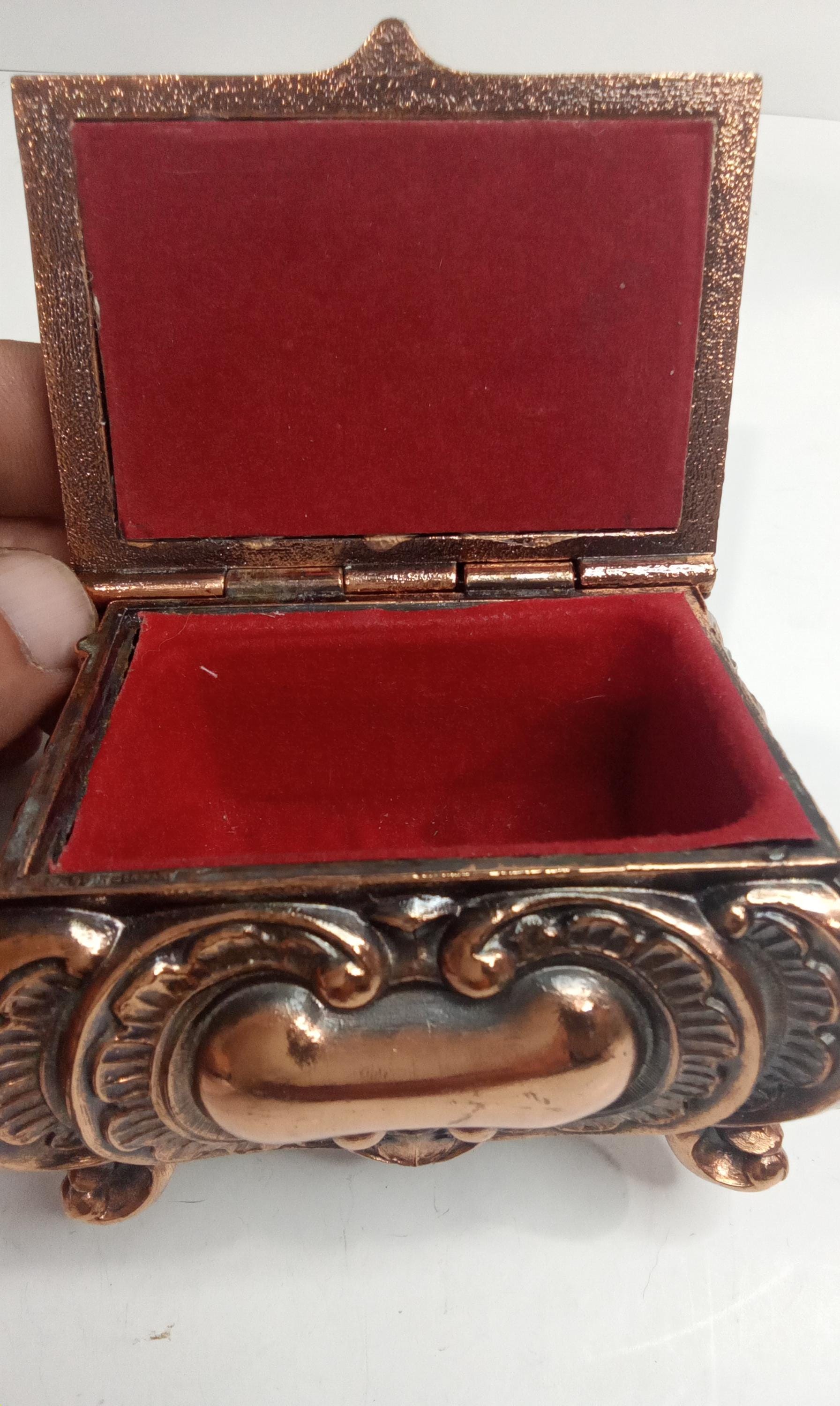 Mid Century Copper Cologne Trinket Box Made in West Germany - Etsy