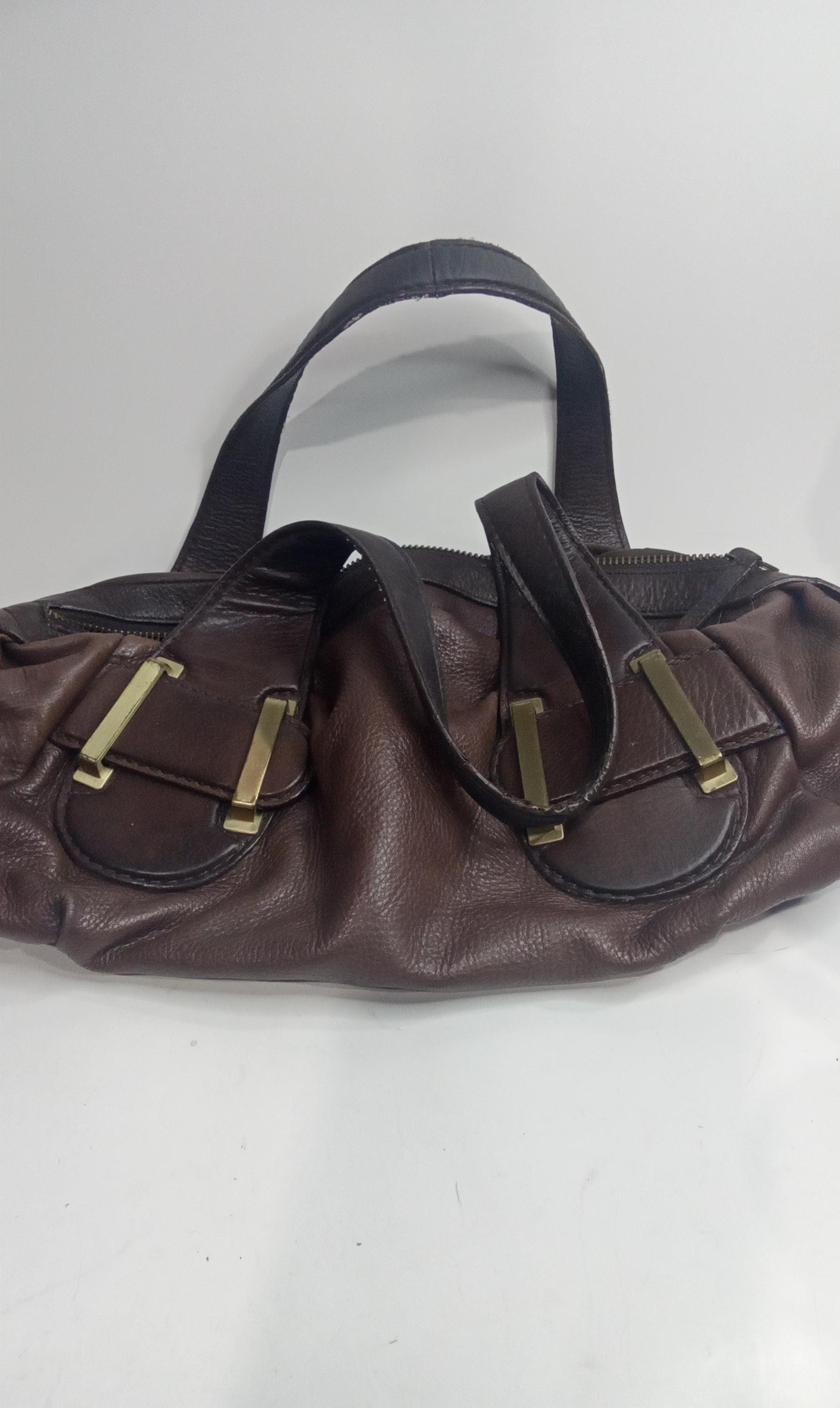 Vintage Brown Leather Sondra Robert's Hand Bag - Etsy