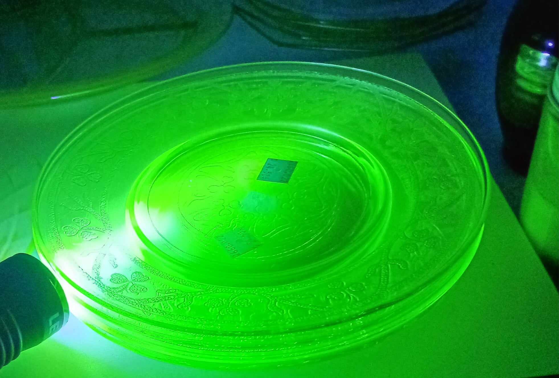 Early 20th Century Uranium Dinner Plate - Etsy