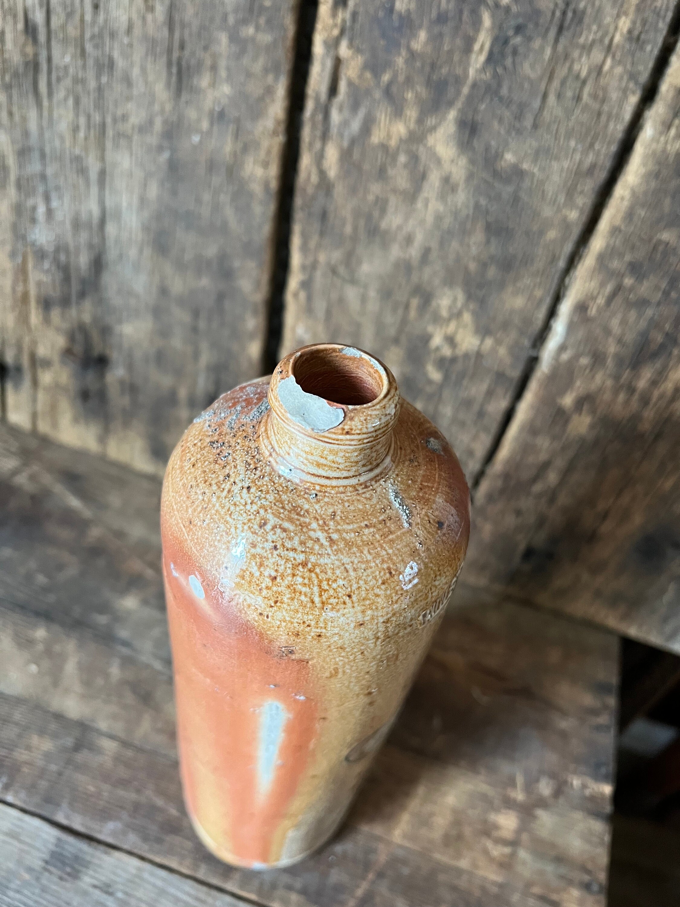 1800's Antique Hulstkamp Zoon Molyn Rotterdam Salt Glazed Stoneware Gin ...